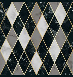 Marble luxury geometric seamless pattern Vector Image