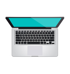 Computer keyboard wireless desktop control panel Vector Image