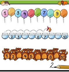 Mathematical educational task Royalty Free Vector Image