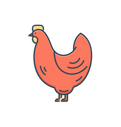 Hen house Royalty Free Vector Image - VectorStock