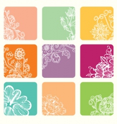 Nine color Royalty Free Vector Image - VectorStock