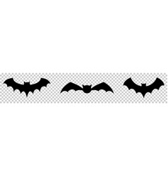 Bats icons set Royalty Free Vector Image - VectorStock