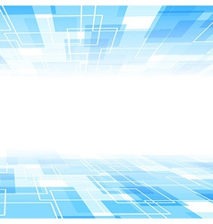 Abstract blue tile perspective background template