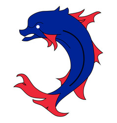 Heraldry in vintage style engraved coat arms Vector Image