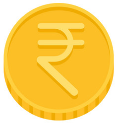 Indian rupee sign in glitch style Royalty Free Vector Image