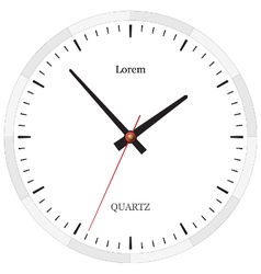 Clock Royalty Free Vector Image - VectorStock