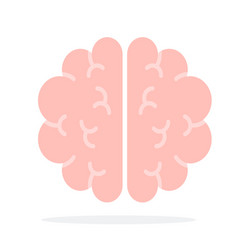 Human brain functional scheme Royalty Free Vector Image
