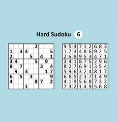 Sudoku kids game cut and paste the pictures cute Vector Image