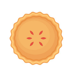 Traditional american homemade pumpkin pie with pie