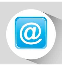 Email settings design Royalty Free Vector Image