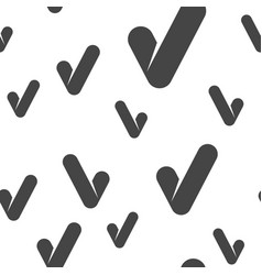 Tick seamless pattern Royalty Free Vector Image