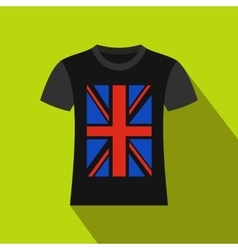 Great britain flag icon cartoon Royalty Free Vector Image