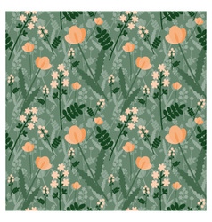 Meadow pattern Royalty Free Vector Image - VectorStock