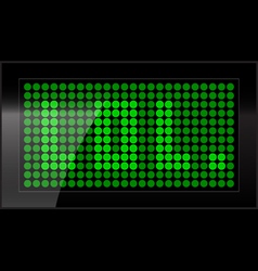 Led display Royalty Free Vector Image - VectorStock