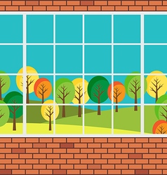 Cartoon window Royalty Free Vector Image - VectorStock