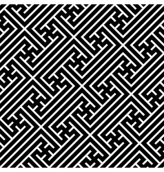 Seamless geometric swastika pattern Royalty Free Vector