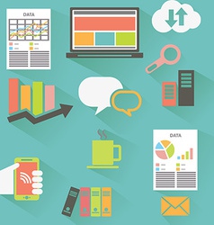 Data web Royalty Free Vector Image - VectorStock