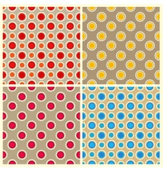 Circle seamless pattern Royalty Free Vector Image