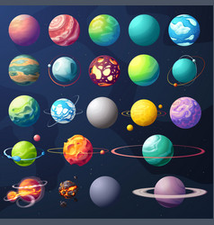 Big set of cartoon colorful square buttons Vector Image