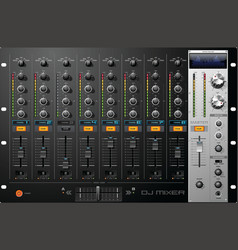 Buttons reality volume control Royalty Free Vector Image