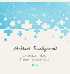 Blue cross background Royalty Free Vector Image