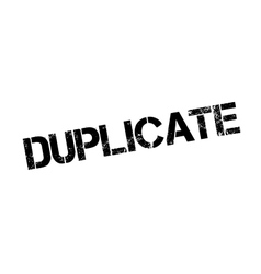 Duplicate rubber stamp Royalty Free Vector Image