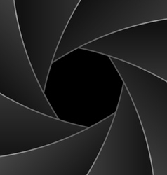 Shutter aperture Royalty Free Vector Image - VectorStock