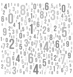 Background with colorful numbers of paper Vector Image