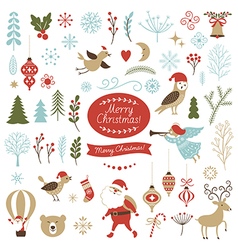 Christmas design elements Royalty Free Vector Image