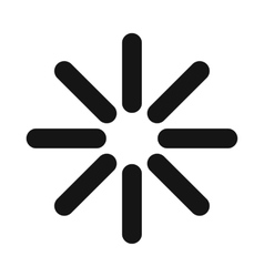 Progress loading bar icon flat style Royalty Free Vector