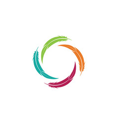 Hand drawn feathers Royalty Free Vector Image - VectorStock