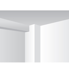 Corner walls Royalty Free Vector Image - VectorStock