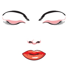 Simple face Royalty Free Vector Image - VectorStock