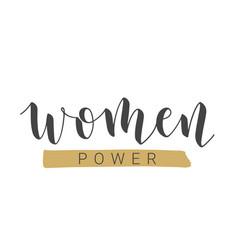 Handwritten lettering of girl boss Royalty Free Vector Image
