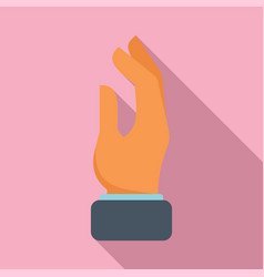 Kid hand icon flat style Royalty Free Vector Image