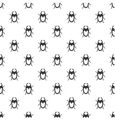 Scarab beetle pattern Royalty Free Vector Image