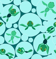 Seamless pattern ornate turtle shell pattern Vector Image