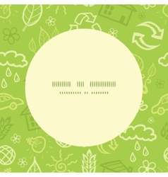 Environmental frame seamless pattern background Vector Image