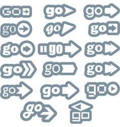 Go Royalty Free Vector Image - VectorStock