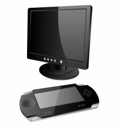 High tech displays Royalty Free Vector Image - VectorStock