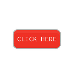 Follow button with click-hand banner for web Vector Image
