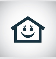 Happy home Royalty Free Vector Image - VectorStock