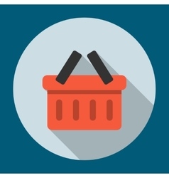 Four realistic metallic chrome wire empty baskets Vector Image