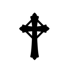 Christian cross halloween vampire defense Vector Image