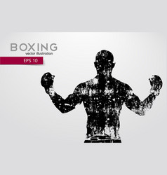 Boxing silhouette Royalty Free Vector Image - VectorStock