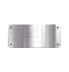 Metal silver background Royalty Free Vector Image
