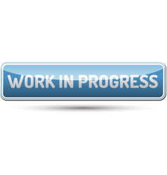Work in progress icon Royalty Free Vector Image