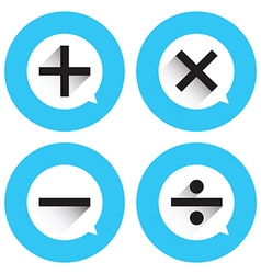 Mathematical symbols Royalty Free Vector Image