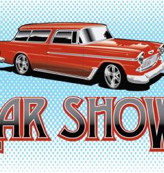 Car show Royalty Free Vector Image - VectorStock