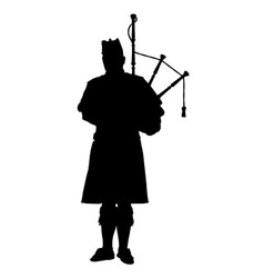 Scottish piper Royalty Free Vector Image - VectorStock